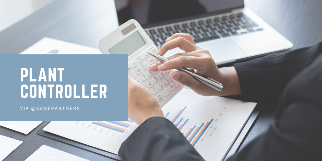 Plant Controller - Louisville, KY via Kane Partners