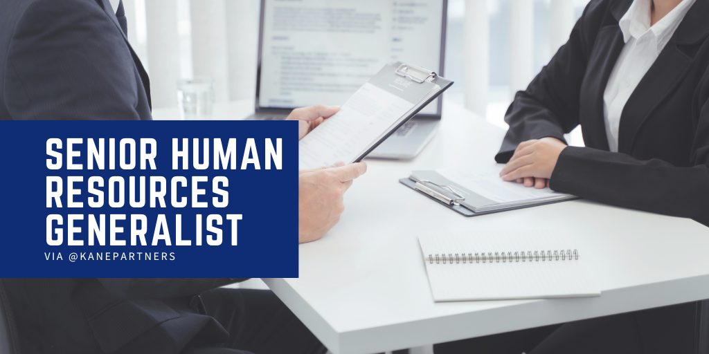 Senior Human Resources Generalist - Hatfield, PA - Kane Partners